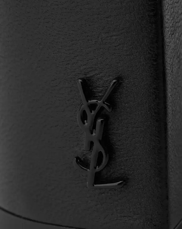 Saint Laurent Lou Almond Toe Ankle Boots