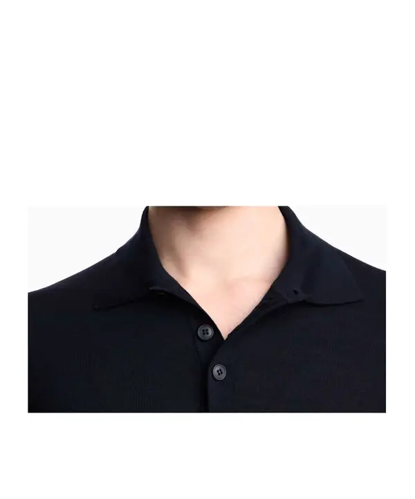 Emporio Armani Buttoned Polo Knitwear