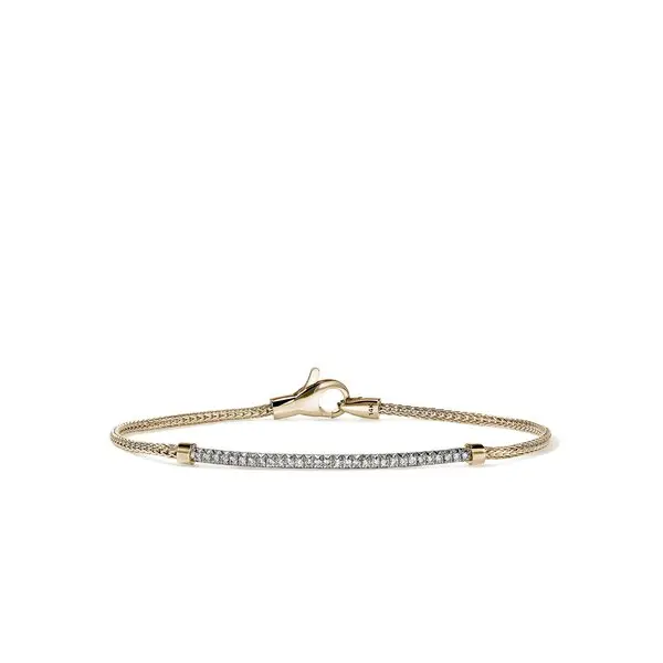 JOHNHARDY John Hardy Jh Essential Pavé Bracelet Diamonds, 1.8mm