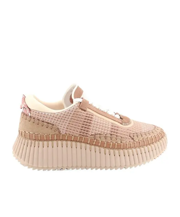 Chloé Nama Whipstitched Sneakers - No
