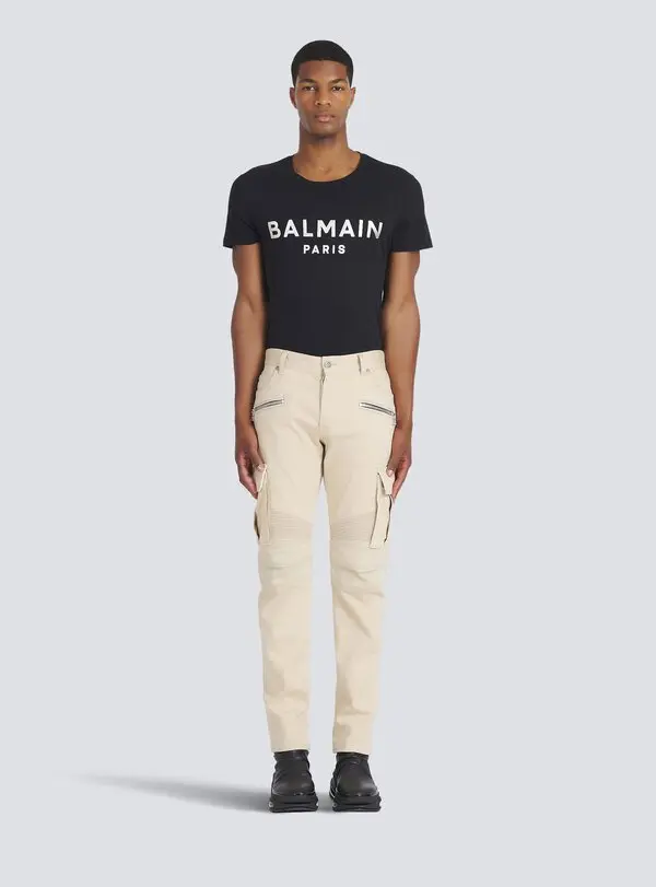 Balmain Cotton Cargo Trousers