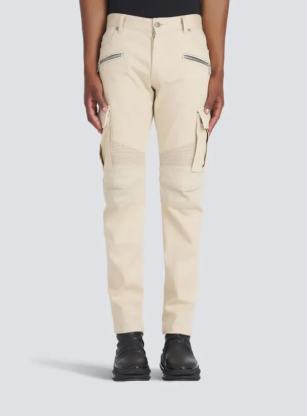 Balmain Cotton Cargo Trousers
