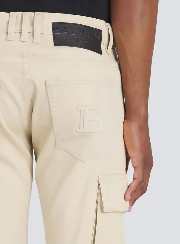 Balmain Cotton Cargo Trousers