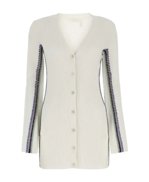 Chloé Long-sleeved Knitted Cardigan