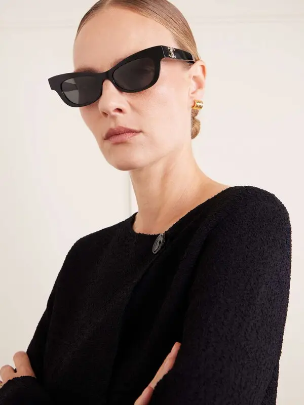 Celine Triomphe Cat-eye Acetate Sunglasses