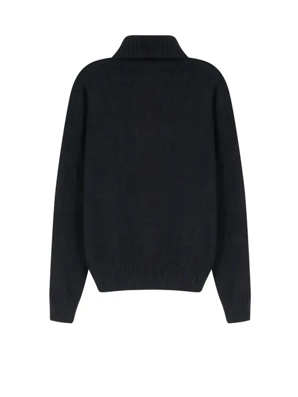 AMI Paris High Neck Knitted Jumper