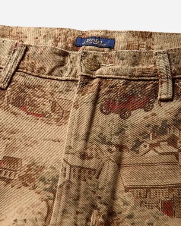 Polo Ralph Lauren Logo Patch Straight Leg Pants
