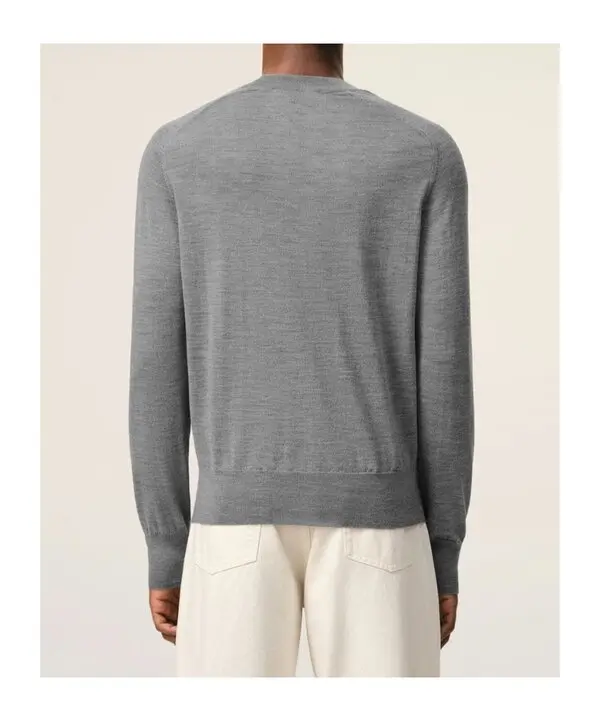 AMI Paris Logo Embroidered Crewneck Jumper - No