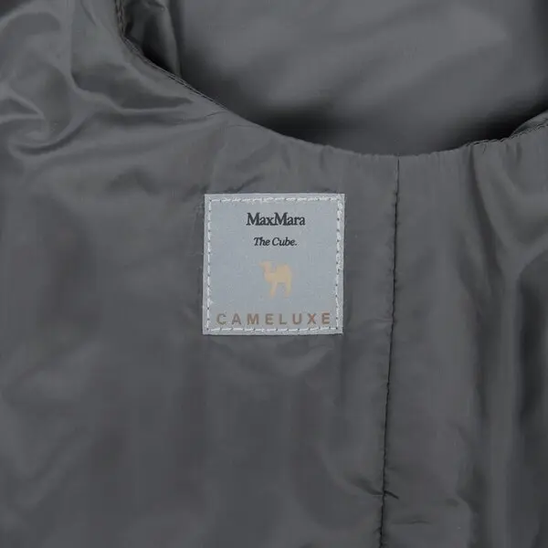 Max Mara Oversized Water-repellent Padded Gilet - Medium Grey