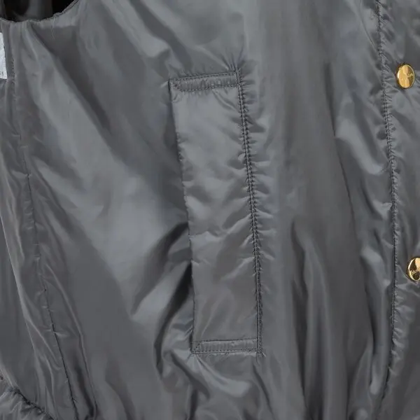 Max Mara Oversized Water-repellent Padded Gilet - Medium Grey