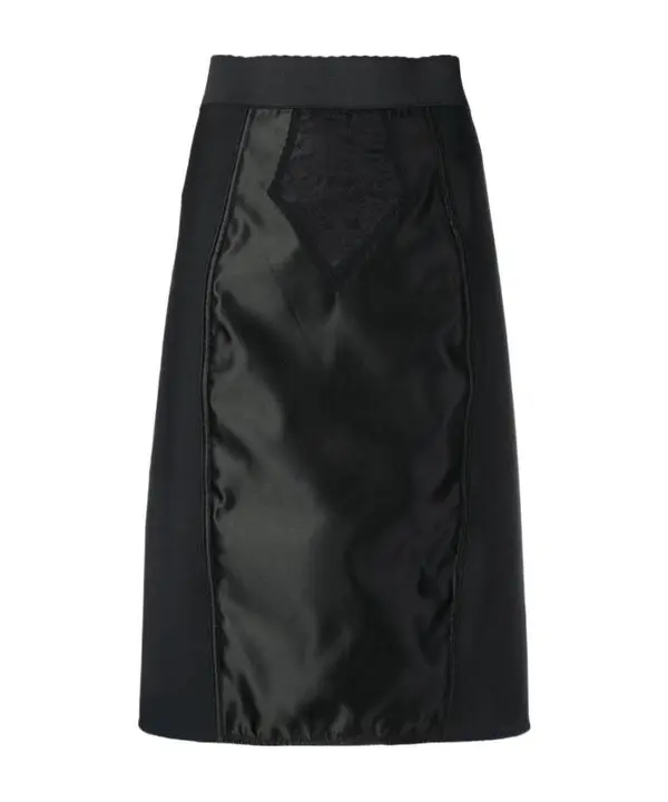 Dolce & Gabbana Dolce Gabbana Corset-style Skirt - Black