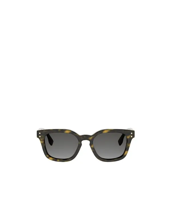 Fendi Studded Square Frame Sunglasses