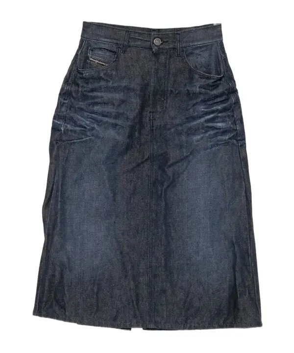 DIESEL® Back Slit Midi Skirt