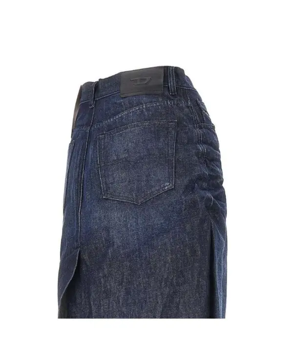 DIESEL® Back Slit Midi Skirt