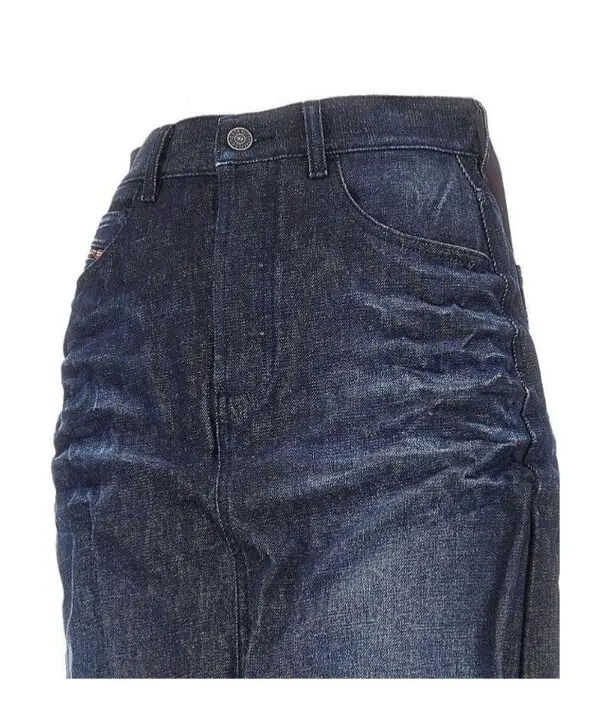 DIESEL® Back Slit Midi Skirt