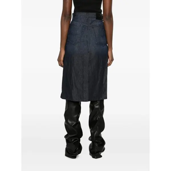 DIESEL® Back Slit Midi Skirt