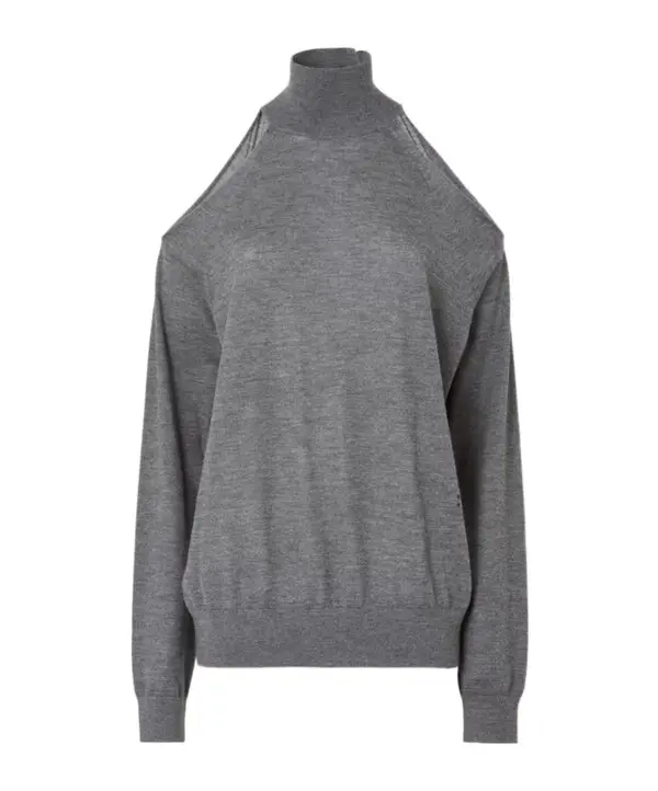 Fendi Mock-neck Knitted Sweater