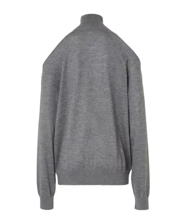 Fendi Mock-neck Knitted Sweater