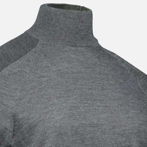 Fendi Mock-neck Knitted Sweater