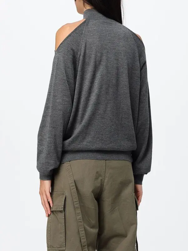 Fendi Mock-neck Knitted Sweater