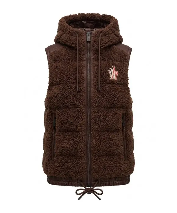 Moncler Teddy Hooded Insulated Vest