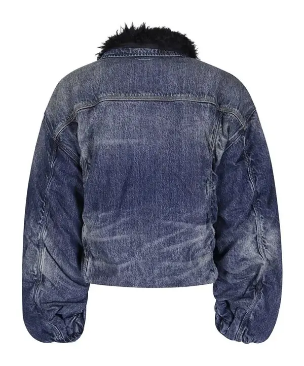 DIESEL® Gathered Denim Jacket