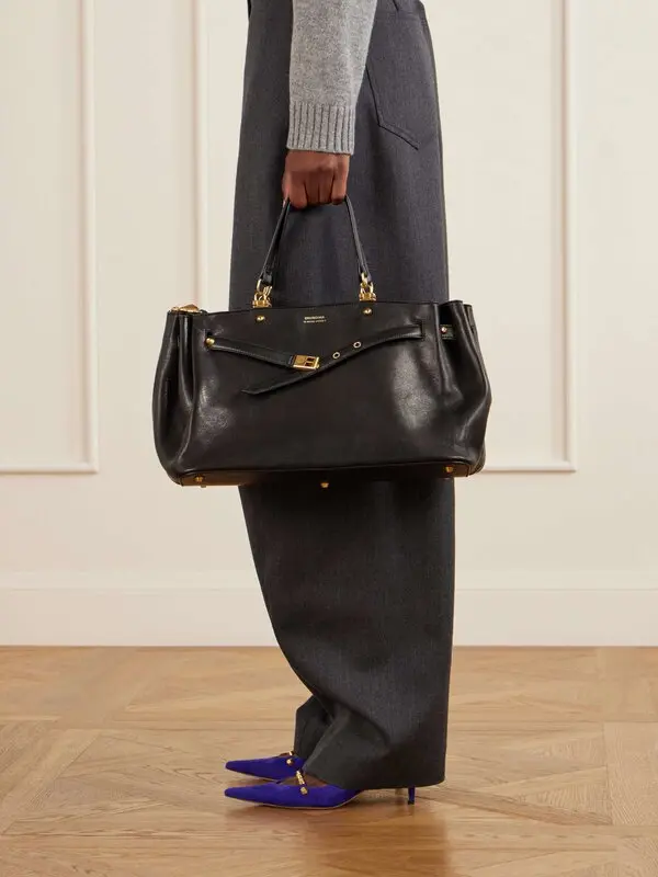 Balenciaga Fan Medium Leather Tote