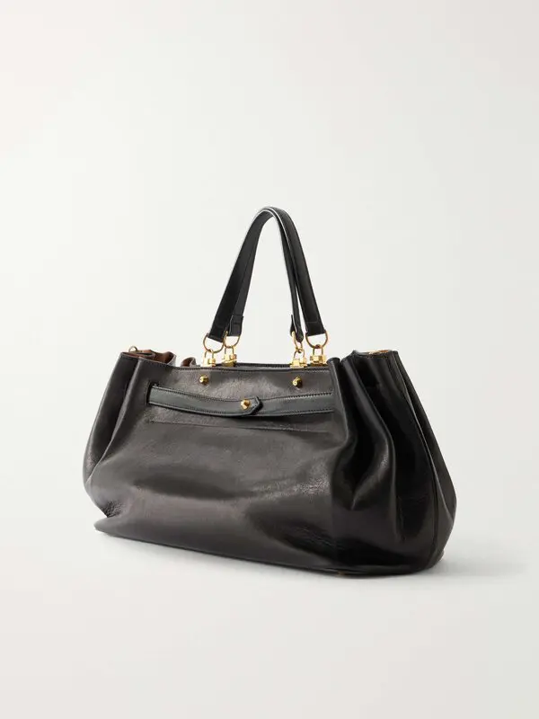 Balenciaga Fan Medium Leather Tote