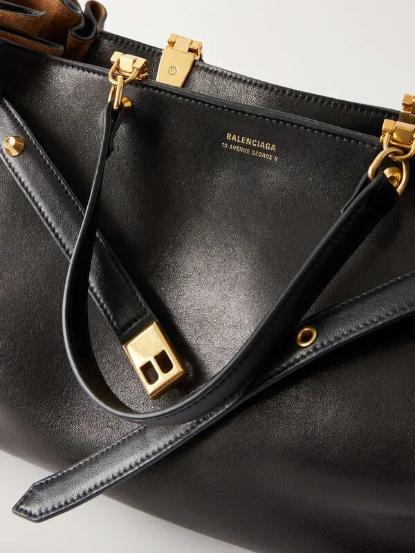 Balenciaga Fan Medium Leather Tote