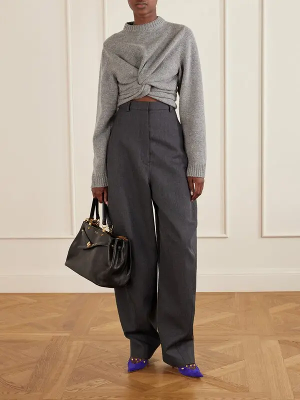 Balenciaga Fan Medium Leather Tote