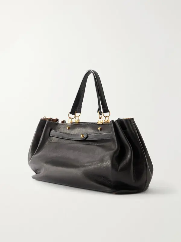 Balenciaga Fan Medium Leather Tote
