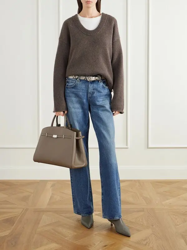 DEMELLIER The Hudson Leather Tote - Brown