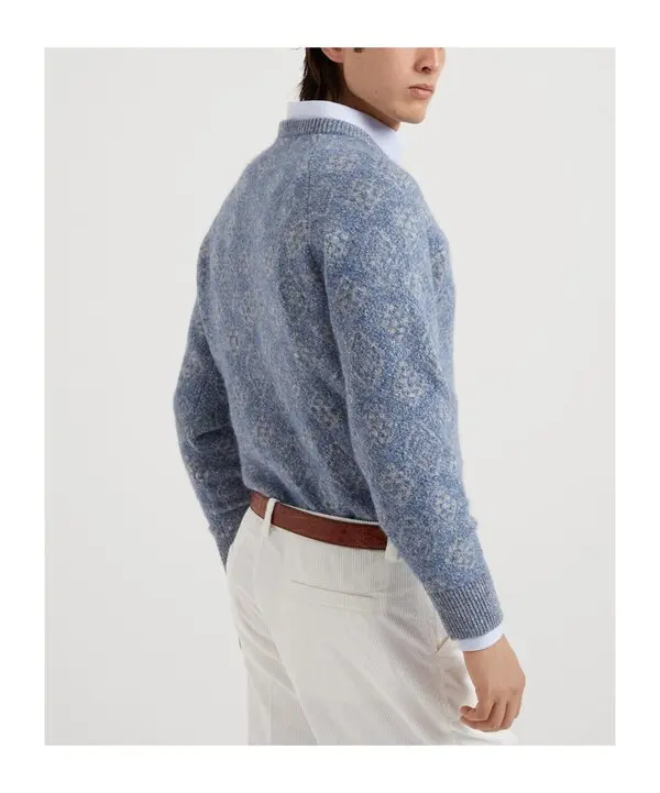 Brunello Cucinelli Patterned Crewneck Jumper