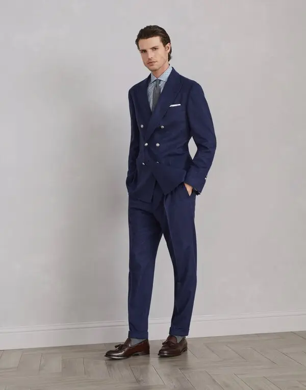 Brunello Cucinelli Geometric-pattern Cotton Shirt