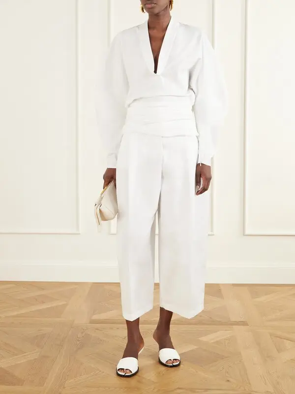Jacquemus Miami Cotton Tapered Pants
