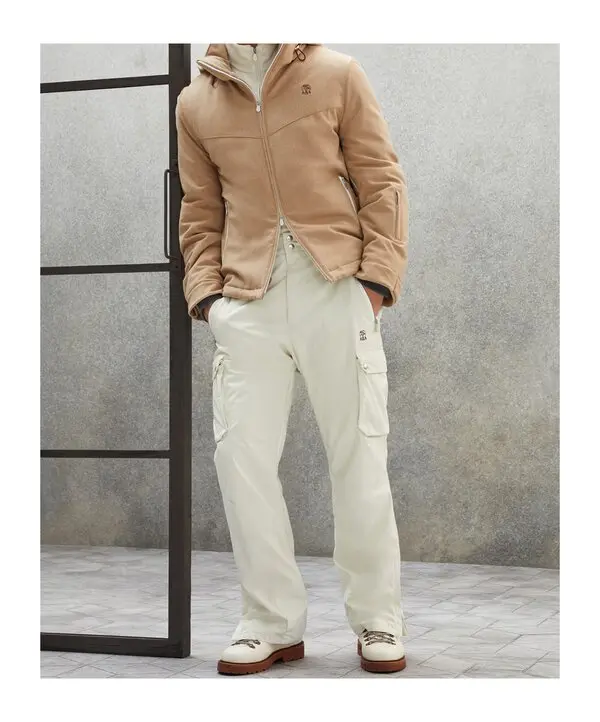 Brunello Cucinelli Logo-embroidered Half-zip Sweatshirt
