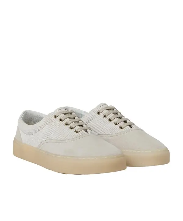 Brunello Cucinelli Panelled Suede Sneakers