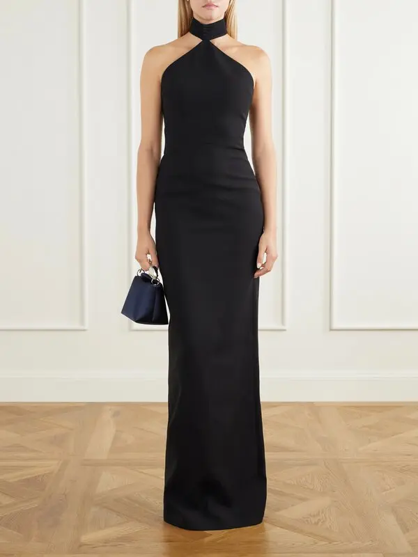Erdem Mini Bloom Satin Top Handle Bag - Blue