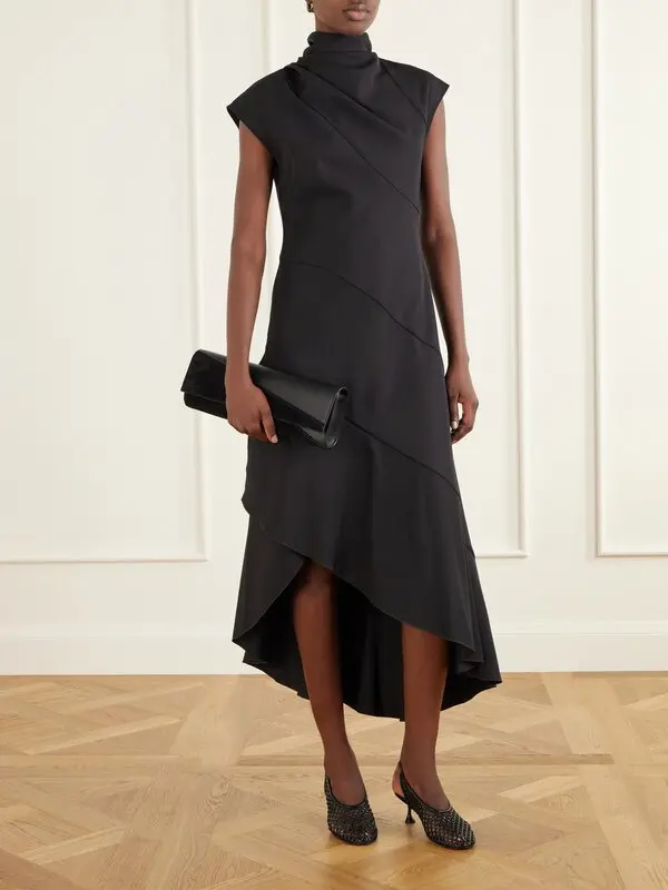 Proenza Schouler Hex Leather And Suede Clutch