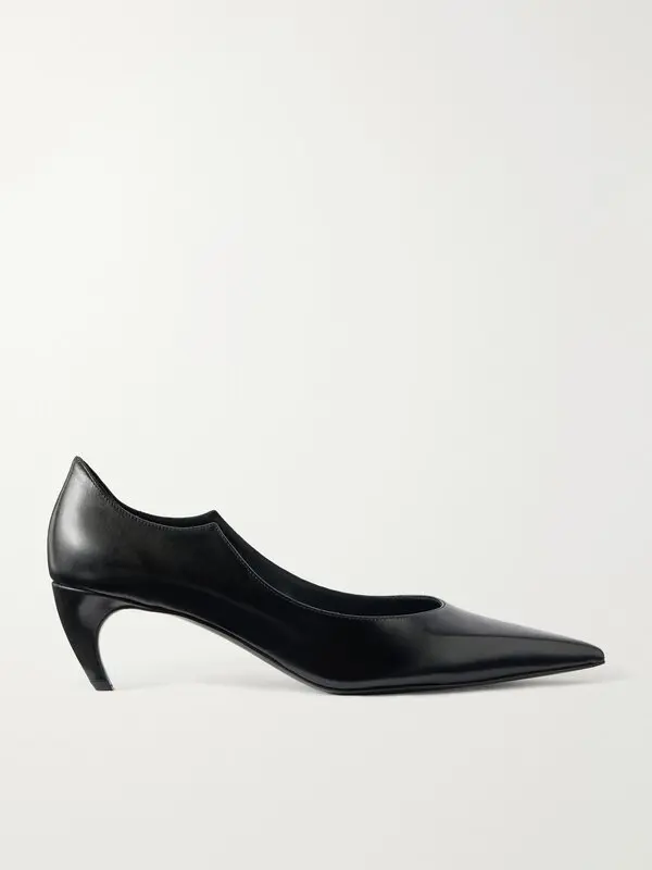 Khaite Valerie 55 Leather Pumps