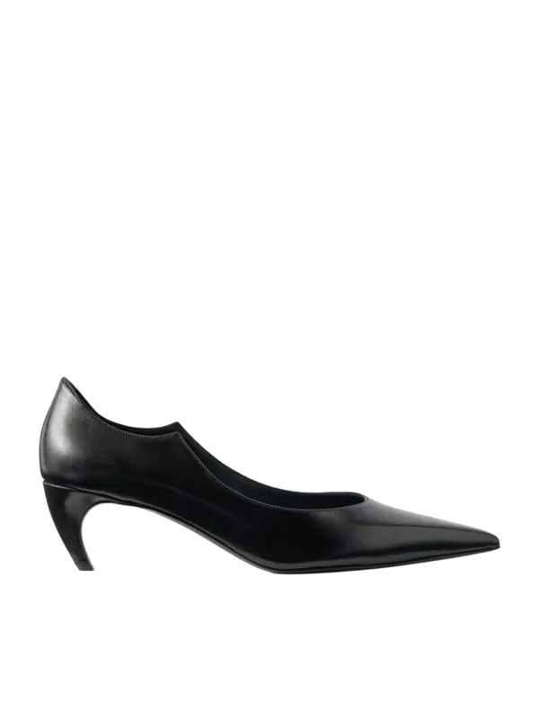 Khaite Valerie 55 Leather Pumps - Black