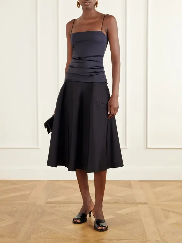 Jacquemus La Robe Paradiso Satin Midi Dress