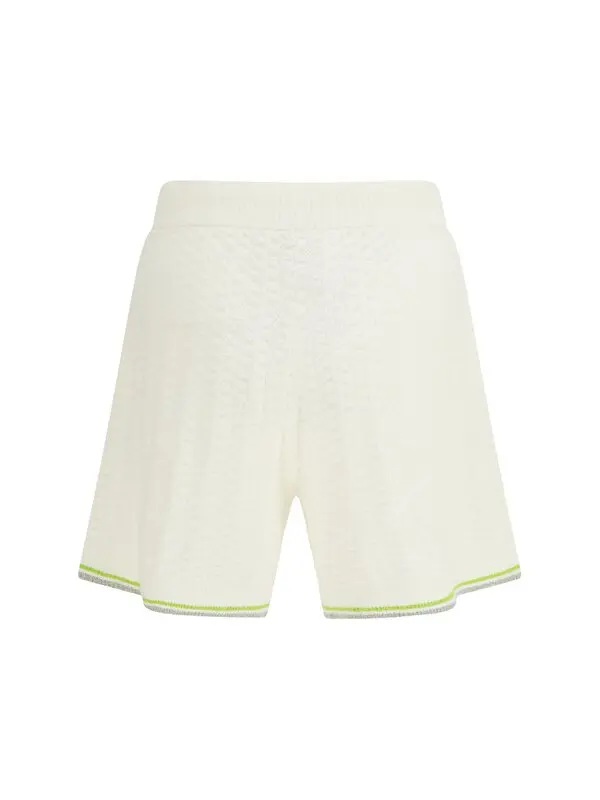 Casablanca Tennis Bouclé Shorts