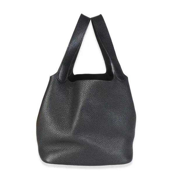 Hermès Clemence Picotin Lock 22 Phw - Black