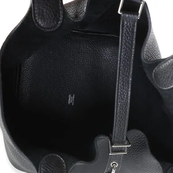 Hermès Clemence Picotin Lock 22 Phw - Black