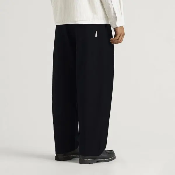 PORTER JAMES Dart-knee Pleated Trousers