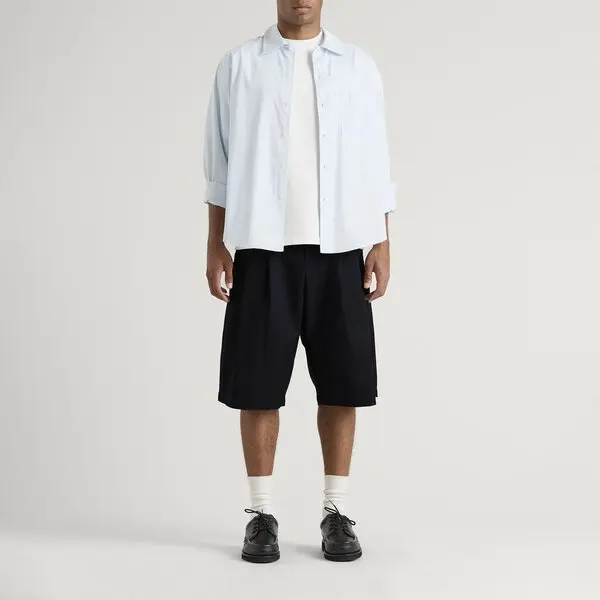 PORTER JAMES Double Pleated Shorts
