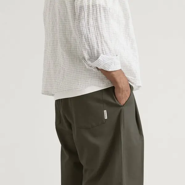 PORTER JAMES Double Pleated Shorts