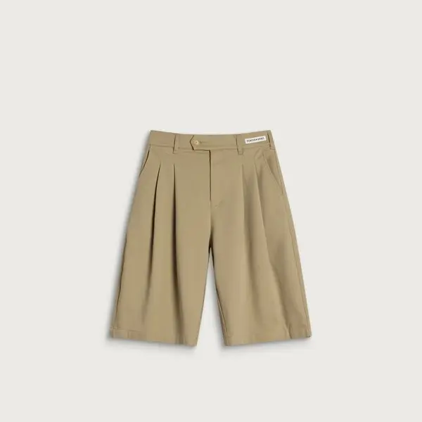 PORTER JAMES Double Pleated Shorts