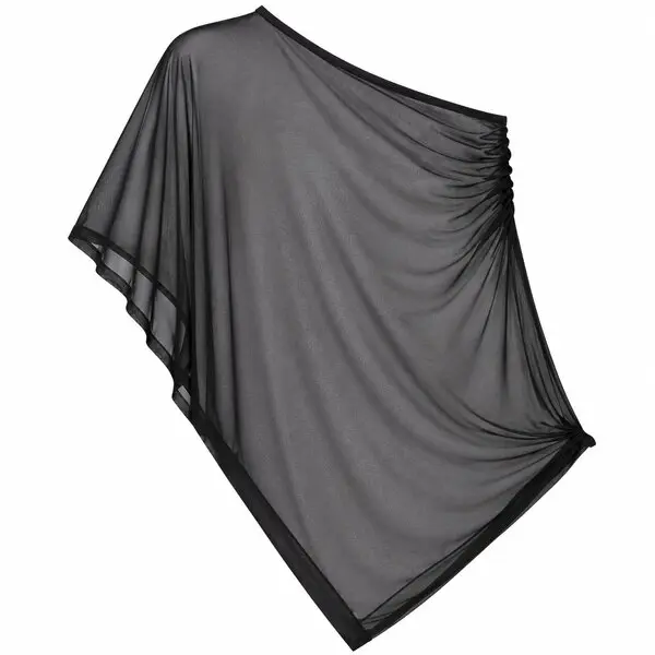 YOGI8APPAREL The Freya Extravagant Sheer Cape Tunic